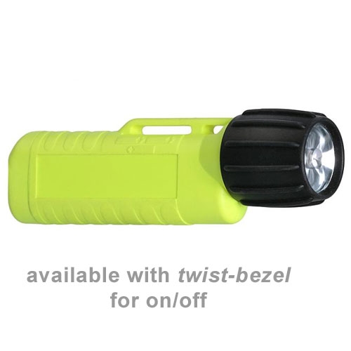 UK 3AA eLED CPO Flashlight, Intrinsically Safe, 10001, 10022, 10005, 10024